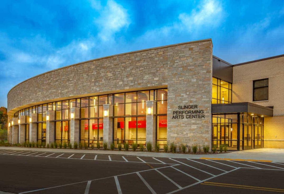 Miron Construction | Slinger High School Performing Arts Addition ...