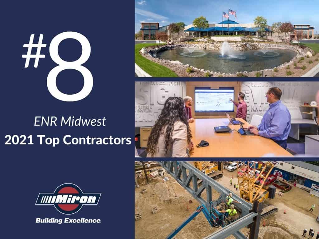 Miron Construction | Miron Construction Ranks 8th on ENR Midwest 2021 ...