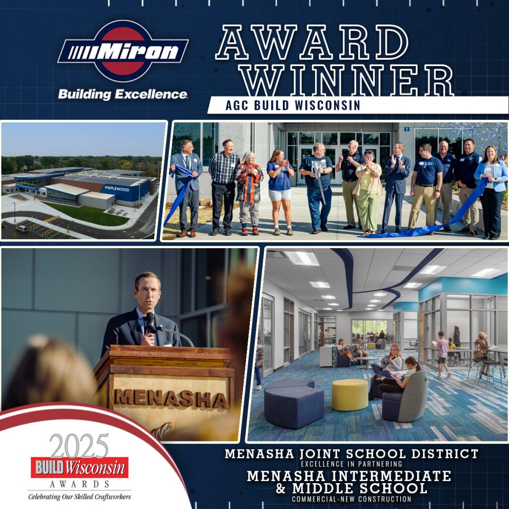 Miron Construction | Miron Construction honored with two 2025 BUILD ...